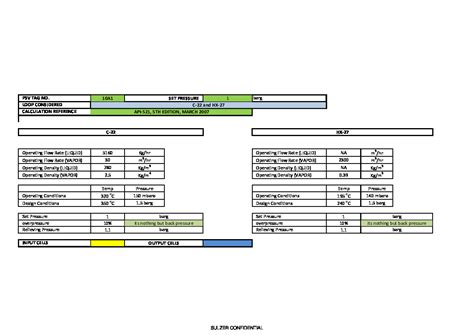 Psv Sizing Report For Relief Load Calculation Pdfcoffee Com