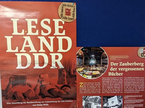 Ausstellung „leseland Ddr“ Helene Engelbrecht Schule