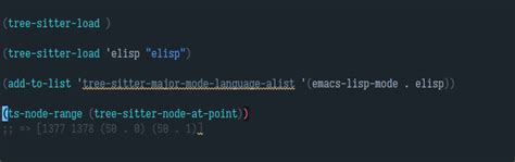 tree sitter 支持 elisp 本身吗？ emacs general emacs china