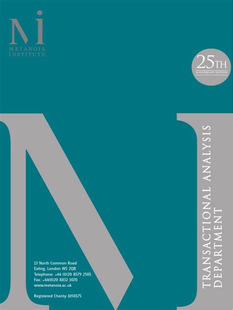 Transactional Analysis Training Courses Pdf Psychotherapy