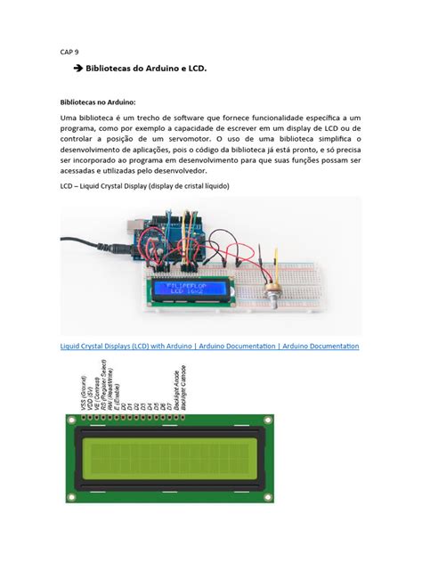 Cap 9 Pdf Visor De Cristal Líquido Arduino