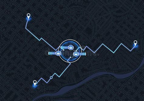 Location Tracks Dashboard Navigation For Obtaining Data On Distance Turns Of The Path Path