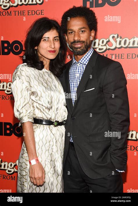 Toure And Wife Rita Nakouzi Attend The World Premiere Of Rolling Stone