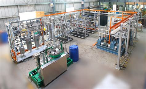 Two Steps Membrane System Performance Test Rig Co2 Management Phase 2