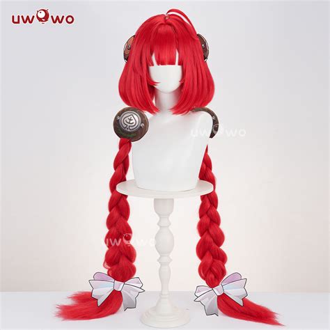 Uwowo Game Zenless Zone Zero Ukinami Yuzuha Cosplay Wig Long Pink Hair Uwowo Cosplay