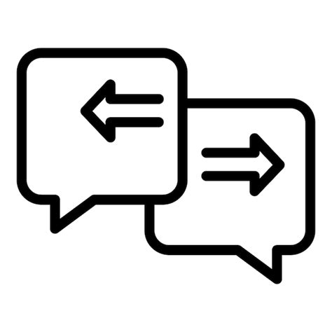 Premium Vector Chat Backup Icon Outline Chat Backup Vector Icon For Web Design Isolated On