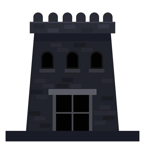 Premium Vector Jail Block Prison Building Exterior Architecture Outdoor Front View