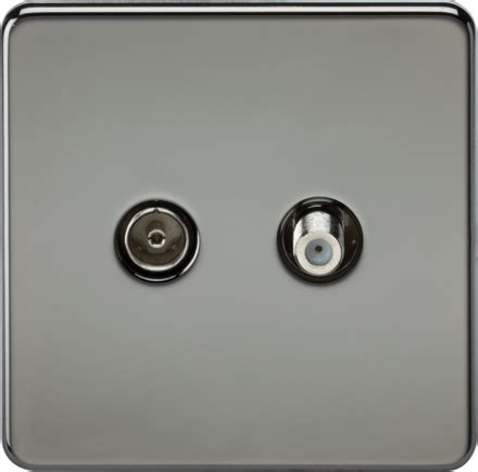 Telephone Coaxial Socket Outlets Screwless Range Best4Electrics