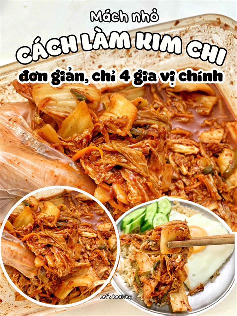 Mách Nhỏ Cách Làm Kim Chi đơn Giản Chỉ 4 Gia Vị Chính