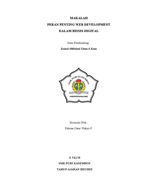Makalah Web Development | PDF