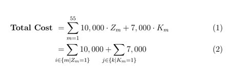 amsmath force placement of sum operands over index tex latex