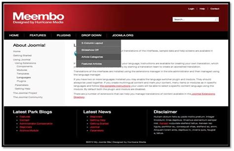 Top 10 Free Responsive Joomla Themes Xs Web Design