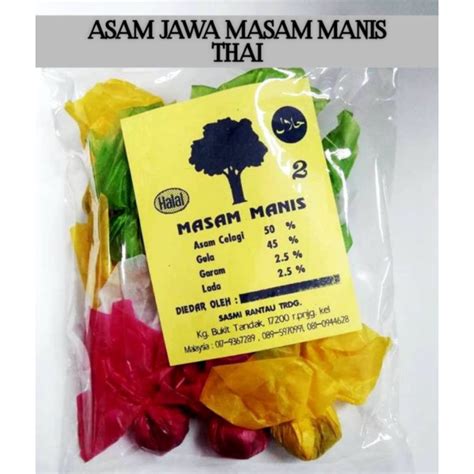 Asam Jawa Masam Manis Asam Warna Warni Sweetand Sour Shopee Malaysia