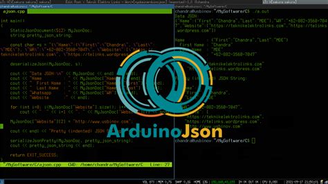 arduinojson h teknik elektro links