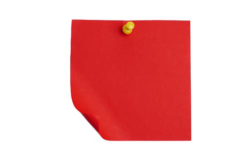 Red Sticky Note