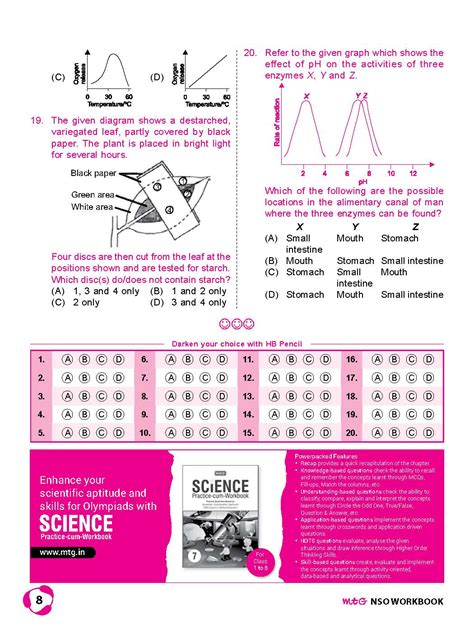 National Science Olympiad Work Book Class 7 Mtg Learning Media