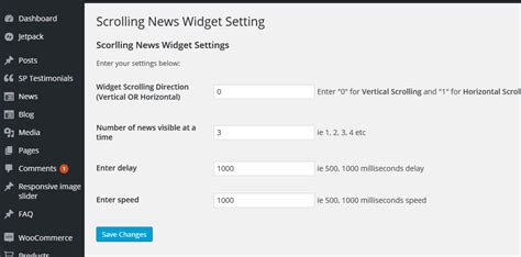 WP News And Scrolling Widgets Documentation Essential Plugin