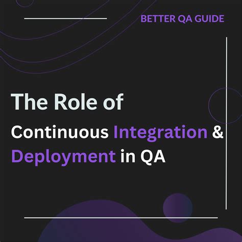 Continuous Integration Continuous Deployment In QA Better QA