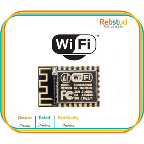 Jual Modul Esp8266mod Al Thinker Esp 07 Wifi Model Vendor Esp 12e
