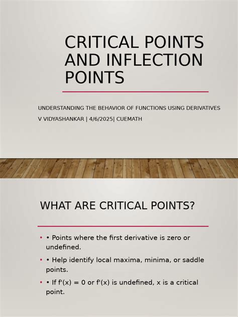 Final Presentation Concavity Convexity Saddle Critical Inflection Points Pdf Mathematical