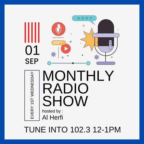 Al Herfi On Linkedin Hey There Everyone ⠀ ⠀ I Will Be Live On 102 3 Today From 12pm To 1pm…