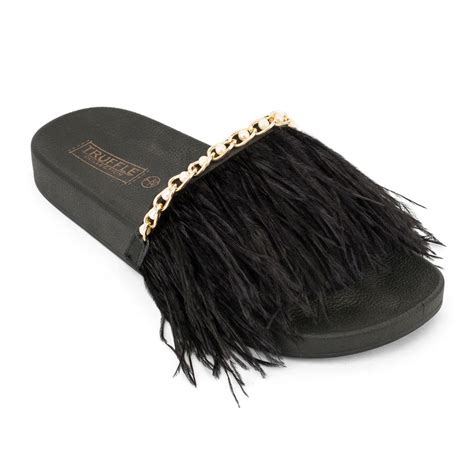 Truffle Collection Black Feather Jewel Slider Buy Truffle Collection