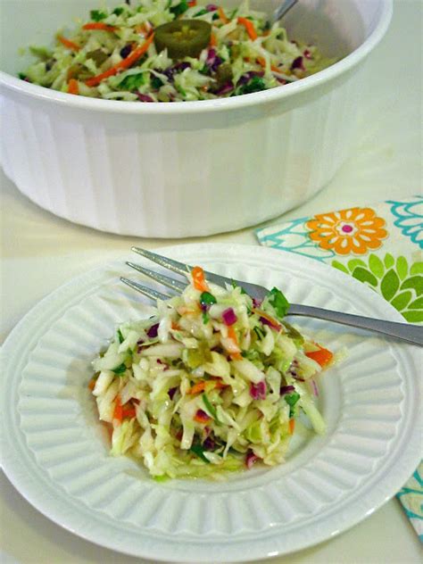 Soup Spice Everything Nice Spicy Cilantro Coleslaw