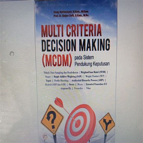 Jual Buku Multi Criteria Decision Making Mcdm Shopee Indonesia