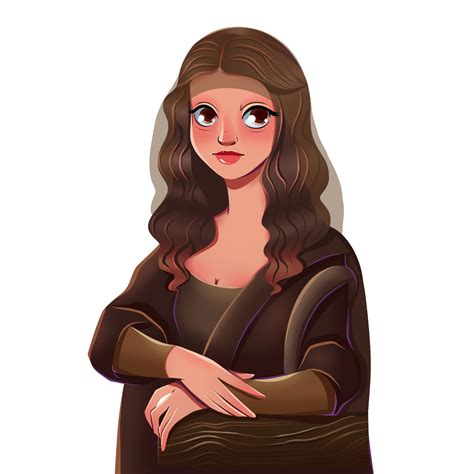 Mona Lisa Cartoon Drawing