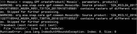 Mosaicing Sentinel 2 Tiles In Snappy Python Step Forum
