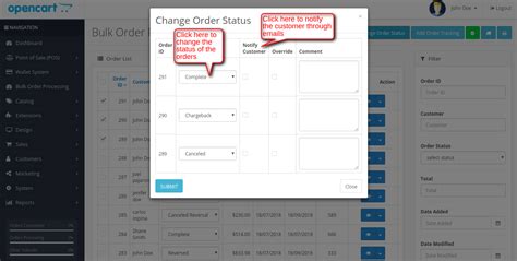 Opencart Bulk Order Processing Mass Shipment And Order Management WebKul