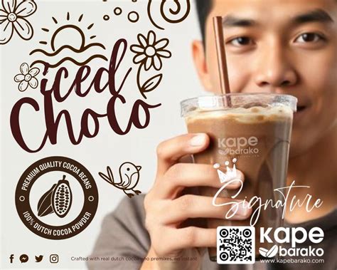 Kapebarako 🍫 ️ Iced Choco Sweet Creamy And Oh So Chill 😍🧊lasapin Ang Tamis Ng Tunay Na