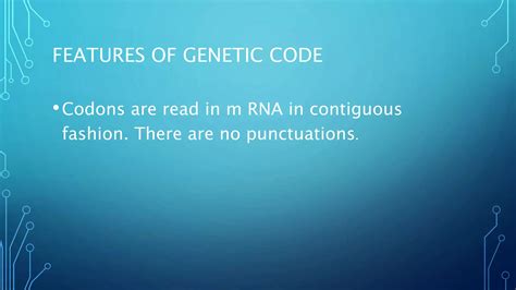 Genetic Code Pptx