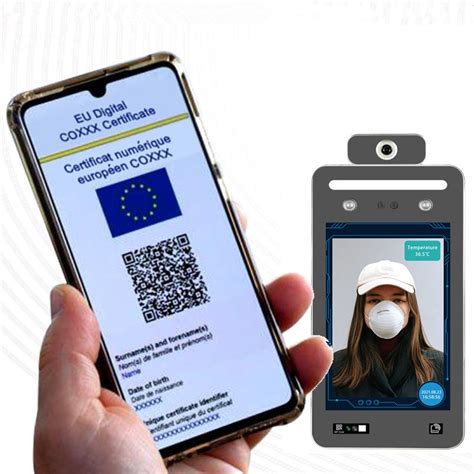 Eu Green Code Scan Face Recognition Thermal Body Temperature Measurement System