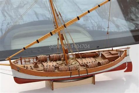 Nidale Model Sacle 1 48 Classical Ancient Sailboat Model Kit Mediterranean Leudo 1800 1900