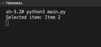 Tkinter Listbox