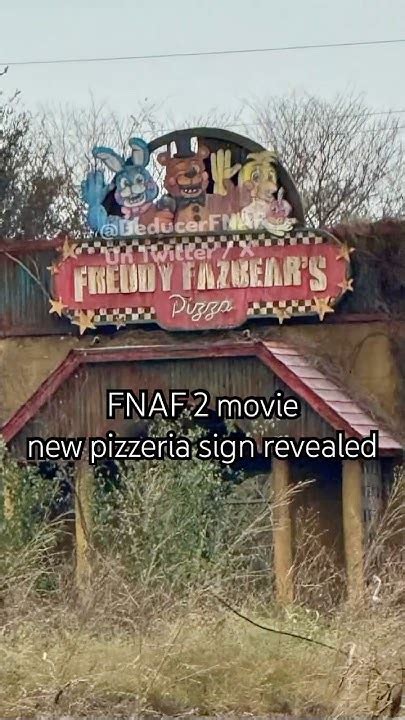 Fnaf 2 Movie New Pizzeria Sign Revealed Youtube