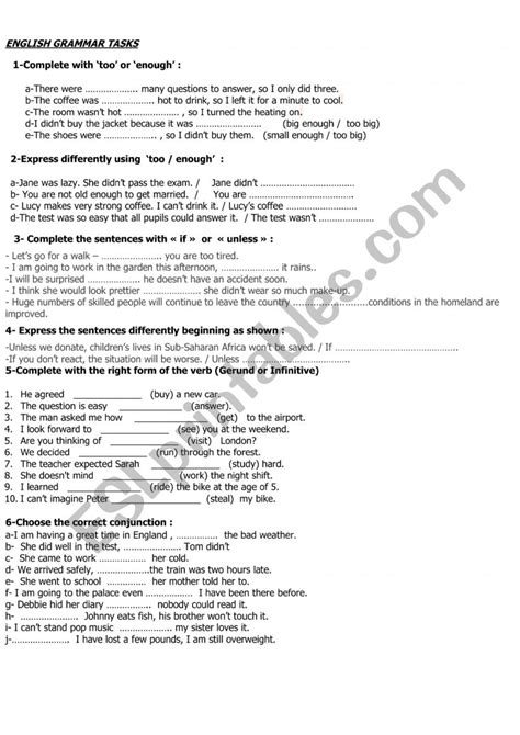 English Grammar Exercises Esl Worksheet By Sarates English Grammar Exercises Esl Worksheet By Sarates