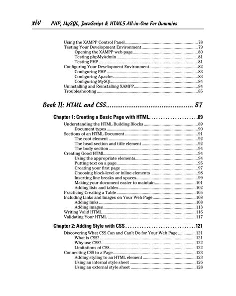 PHP MySQL JavaScript HTML All In One For Dummies E Books Max