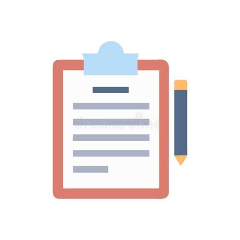 Functional Clear Clipboard Symbol Stock Illustrations 5 Functional