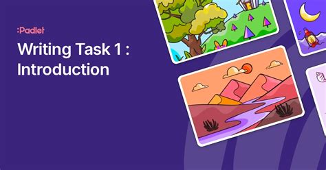 Writing Task 1 Introduction