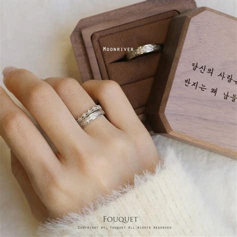 푸케금빛제작소포항 결혼예물 커플링 웨딩링 프로포즈링 패션쥬얼리 파인쥬얼리 커스터마이징 비스포크 감성쥬얼리 조용한 달빛이 흐르는 강물을 닮은 Moon River💍 은은한