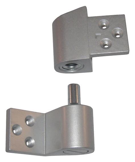 Kaba Ilco Aluminum 3 4 In Leaf Ht Pivot Hinge 40jk89 Ip 22 Lh Al Intermediate Pivot Grainger