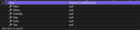 Loaddataargs Is Not Set Radzenblazor Components Radzen
