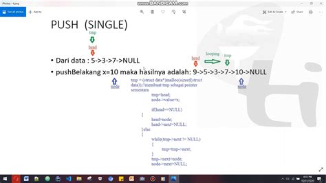 Struktur Datasingle Linked List Pertemuan 2 Bahasa C Youtube