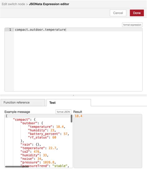Using A Switch Node With Jsonata General Node Red Forum