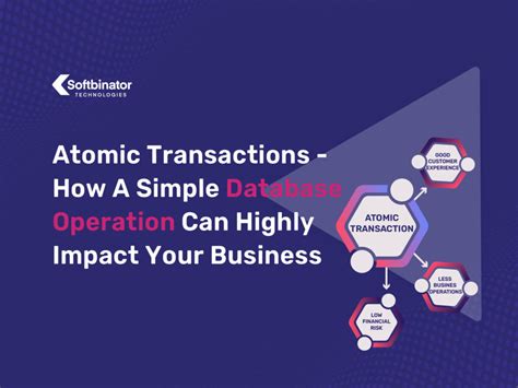 Atomic Transactions A Database Operation With High Impact On Business