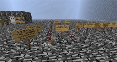 Betas Redstone Tutorial Minecraft Map