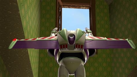 In Toy Story 1995 During The Scene Where Buzz Lightyear Attempts