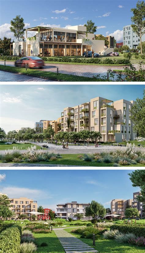 Residencial Complex 3d Visualization Exterior Rendering 3d Visualization Residential Complex